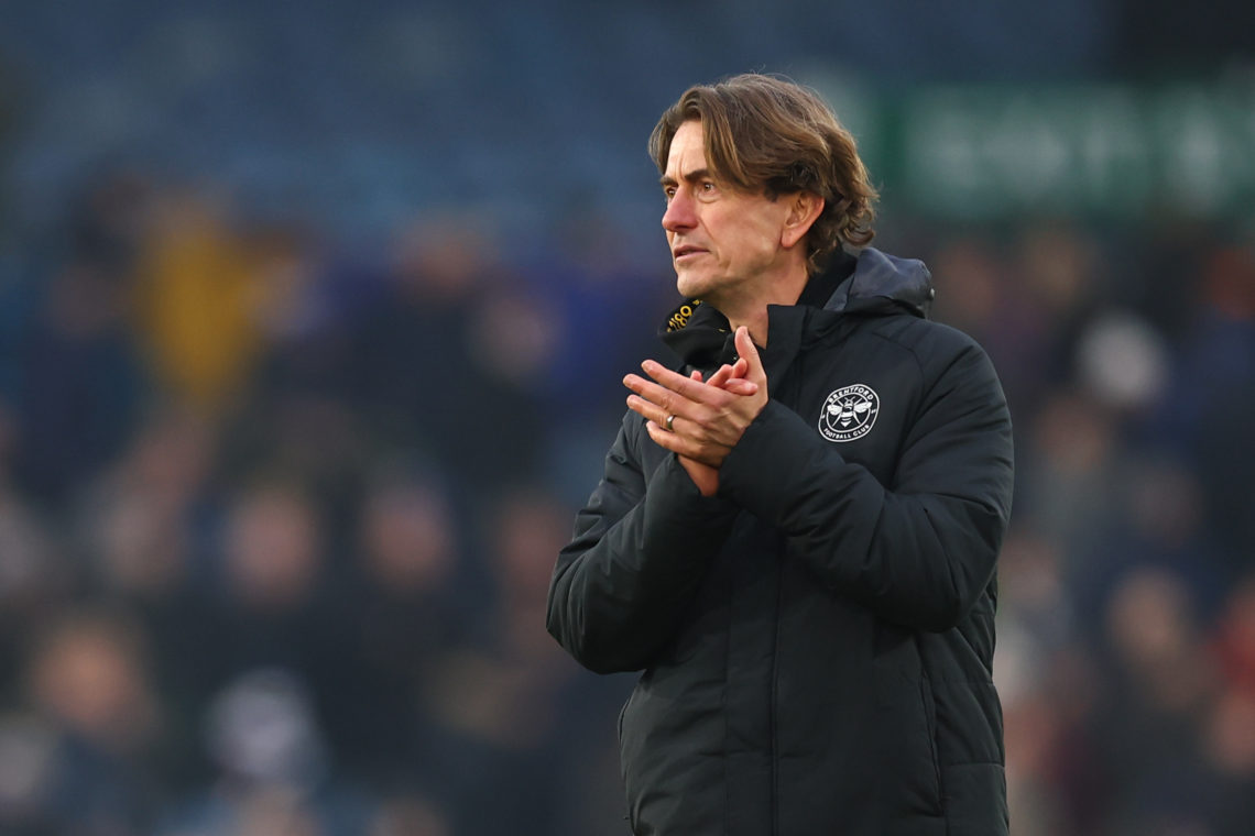 Brentford manager Frank says that Leeds have a very good team