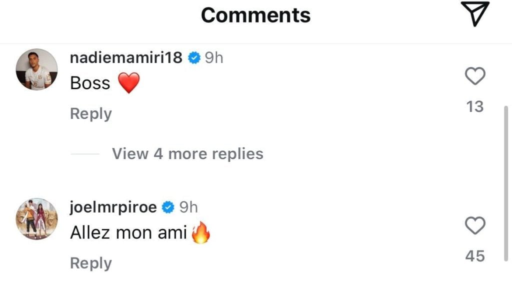 Nadiem Amiri reacts with one-word verdict as Leeds United player Josuha ...