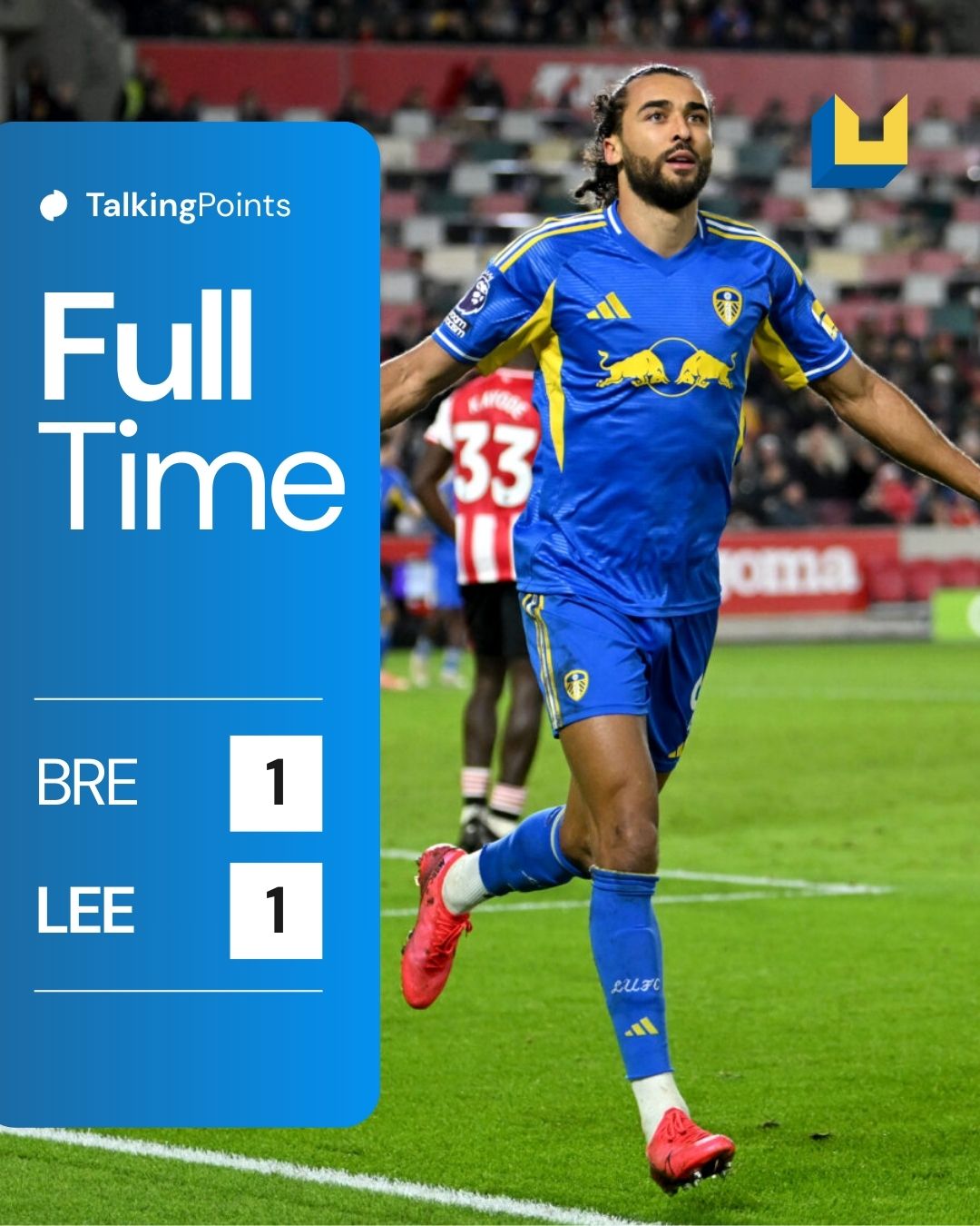 Leeds United player ratings v Brentford as new signing gets 4/10, £17m ...