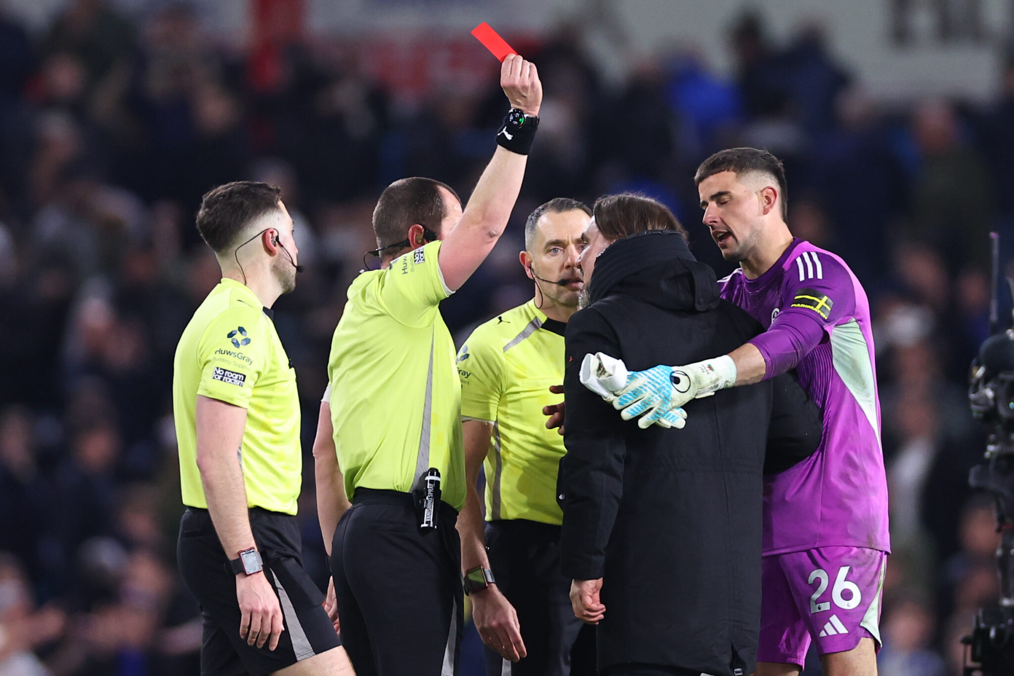 Everything Daniel Farke said on his red card against Man City, and ...